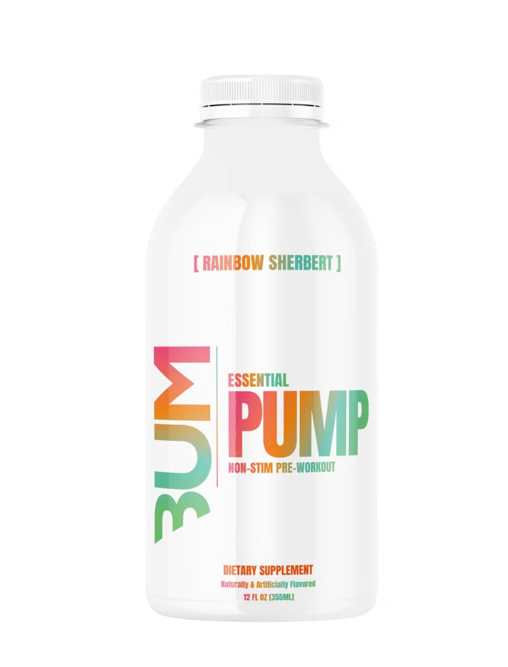 BUM Essential PUMP RTD NON-STIM Pre-workout - Rainbow Sherbert – Rise Supps